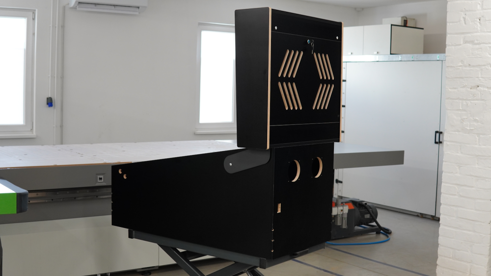 Widebody Virtual Pinball Cabinet (VPin) - Premium Flat-Pack Kit