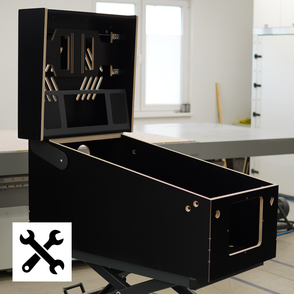 Widebody Virtual Pinball Cabinet (VPin) - Essential Flat-Pack Kit
