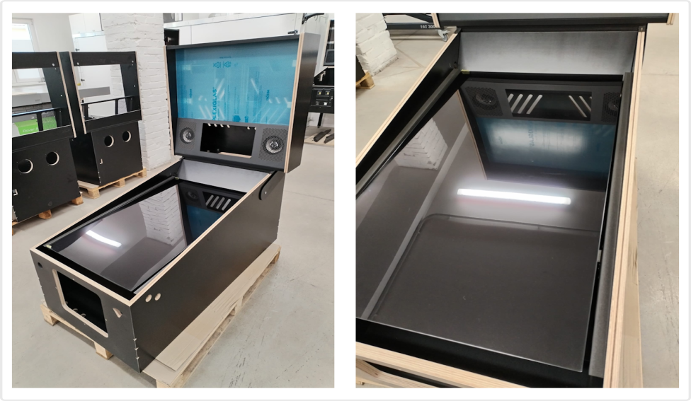 Widebody Virtual Pinball Cabinet (VPin) - Premium Flat-Pack Kit