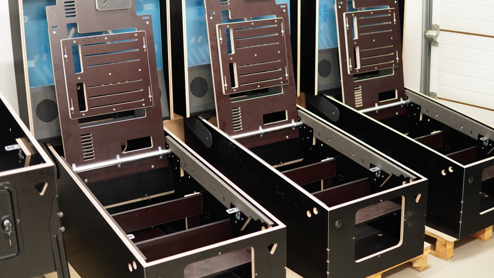 Widebody Virtual Pinball Cabinet (VPin) - Premium Flat-Pack Kit